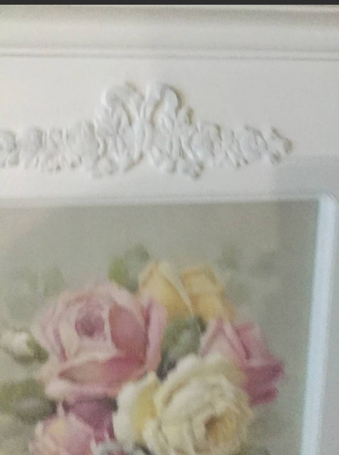 Gorgeous Christie Repasy Canvas Roses Framed Art Print Hand Painted ...