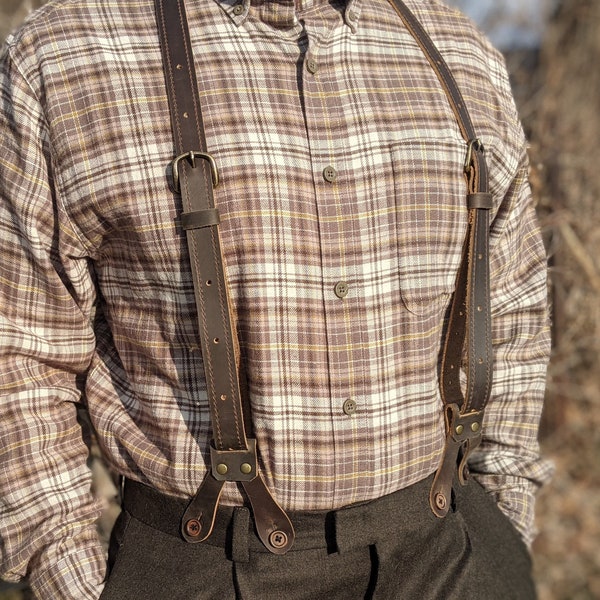 Button Suspenders - Etsy