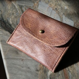 Handmade Leather Business Card Holder/ Money Pouch / Business Card Case ...