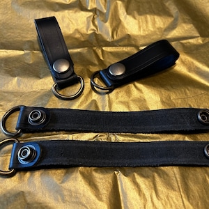 Belt Loop Attachments Tactical Gear Belt Accessories Black Leather ...