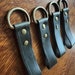 Black or Brown Leather Belt Loop Attachments for Suspenders and Belt ...