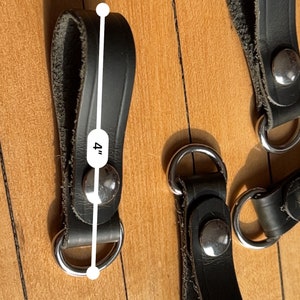 Heavy Duty Leather Suspender Loop Attachment: Tool Belt Strap Connector ...