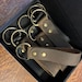 Black or Brown Leather Belt Loop Attachments for Suspenders and Belt ...