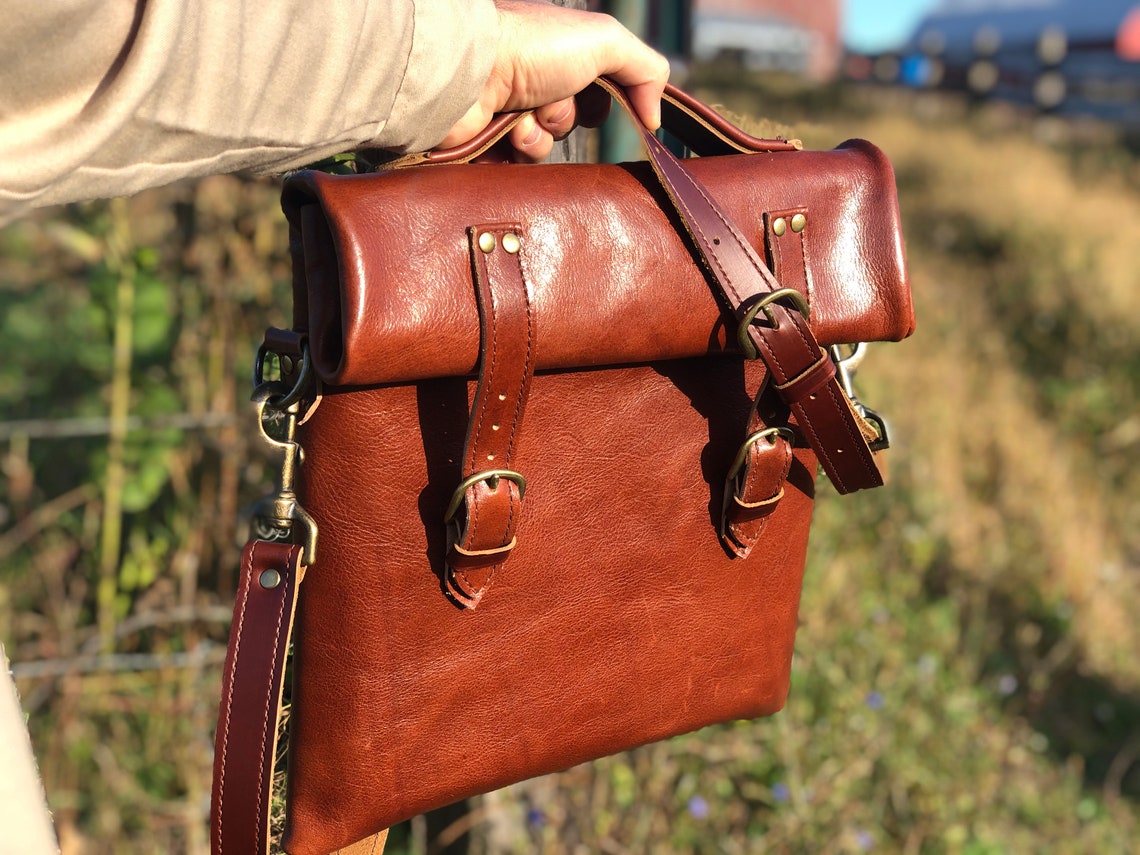 Leather Faraday Briefcase 5G Blocker EMF / RF Blocker - Etsy