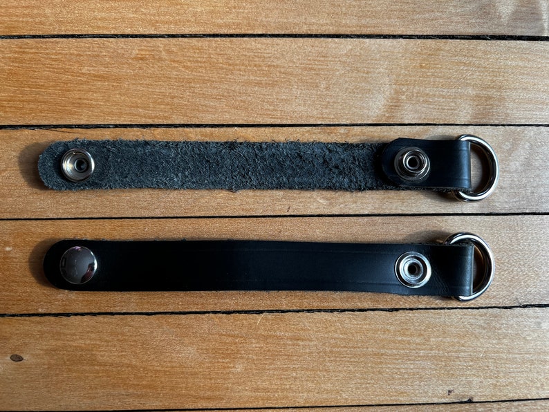 Heavy Duty Leather Suspender Loop Attachment: Tool Belt Strap Connector ...