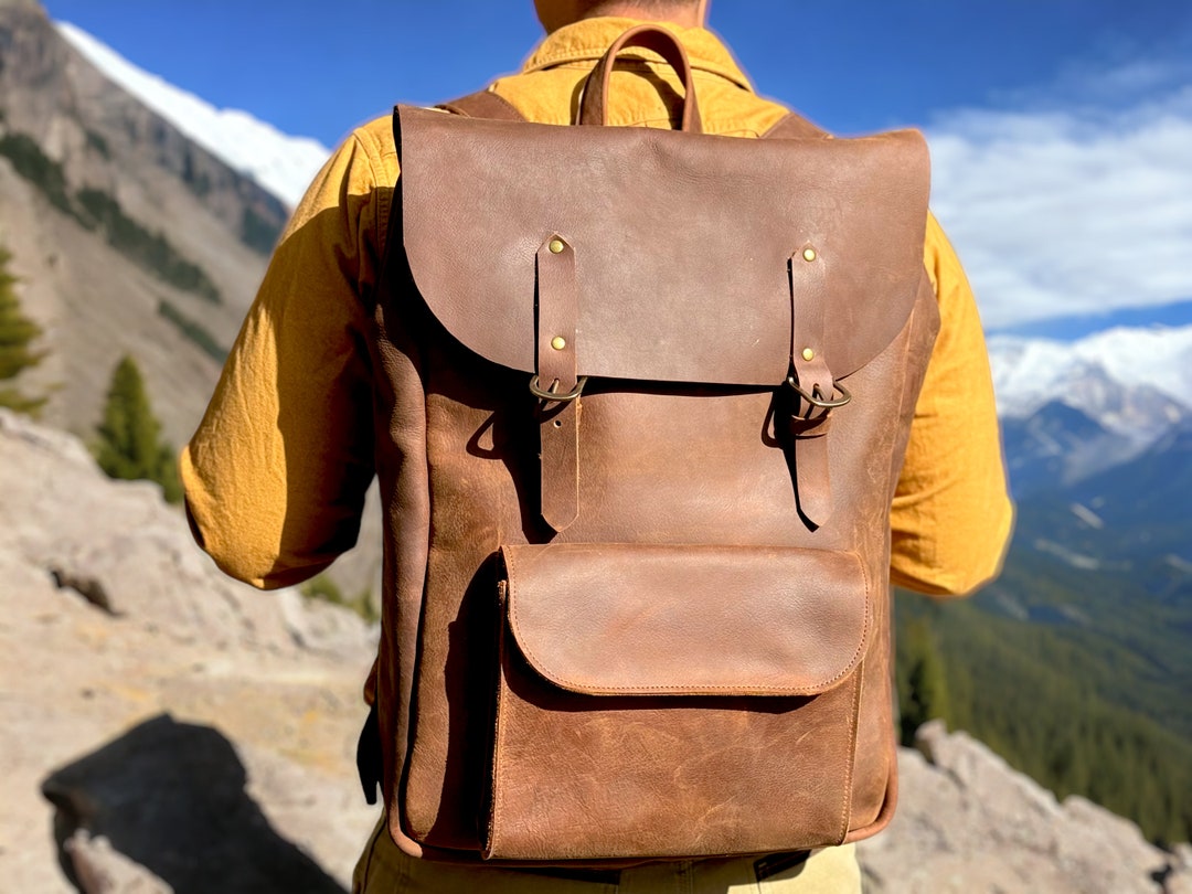 Leather Faraday Backpack, Durable Faraday Bag for Laptops and Ipads ...