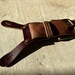2” Wide Light Brown X Shape Leather Suspenders | Durable Suspenders ...