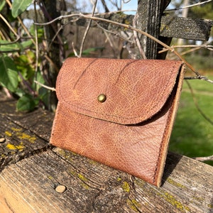 Leather Business Card Holder/ Money Pouch / Business Card Case / Credit ...