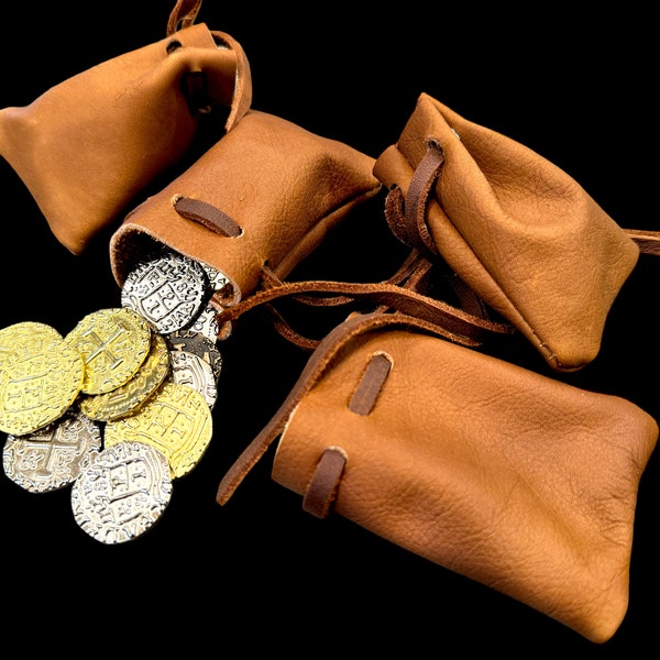 Leather Coin Bag - Etsy