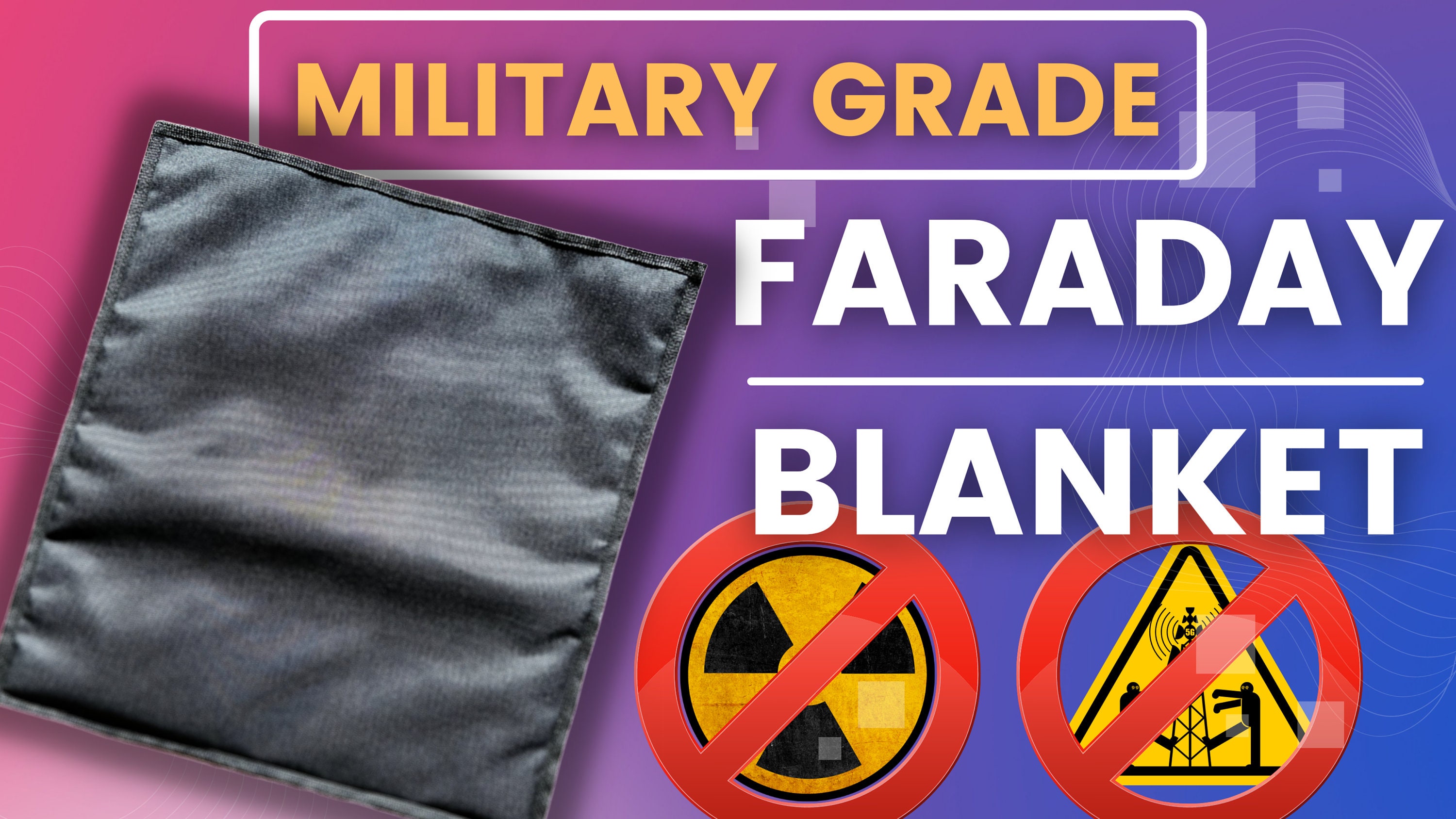 Faraday Blanket Radiation Shielding Throw Blanket EMF - Etsy