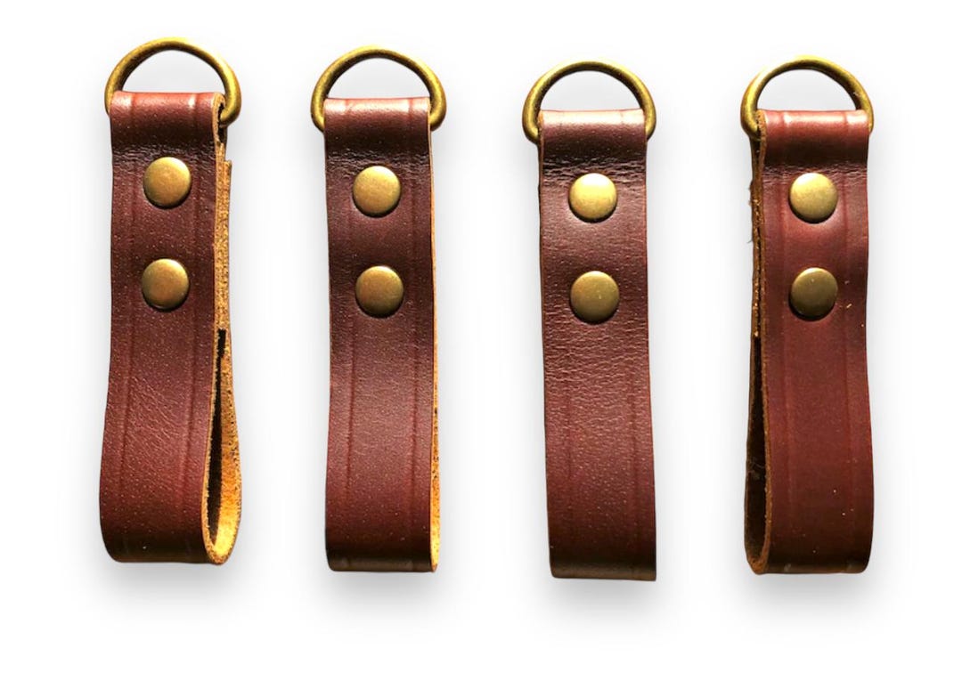 Heavy Duty Leather Suspender Loop Attachment: Tool Belt Connector ...