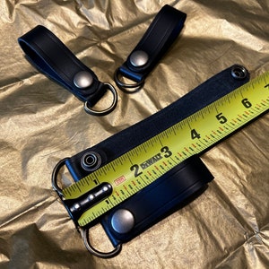 Belt Loop Attachments Tactical Gear Belt Accessories Black Leather ...