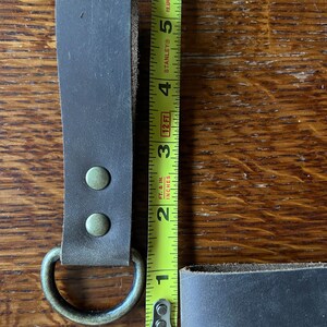 Black or Brown Leather Belt Loop Attachments for Suspenders and Belt ...