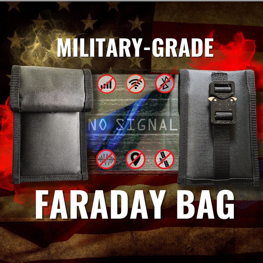 Faraday Bag - RFID Blocking Phone & Tablet Sleeve - Signal Blocking ...