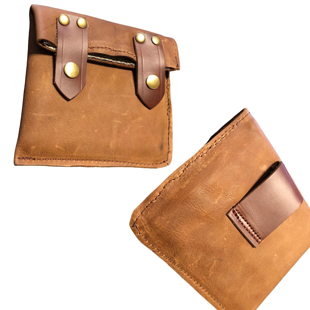 Leather RFID Faraday Bag, EMF Blocker, Privacy Protection, Made in USA ...