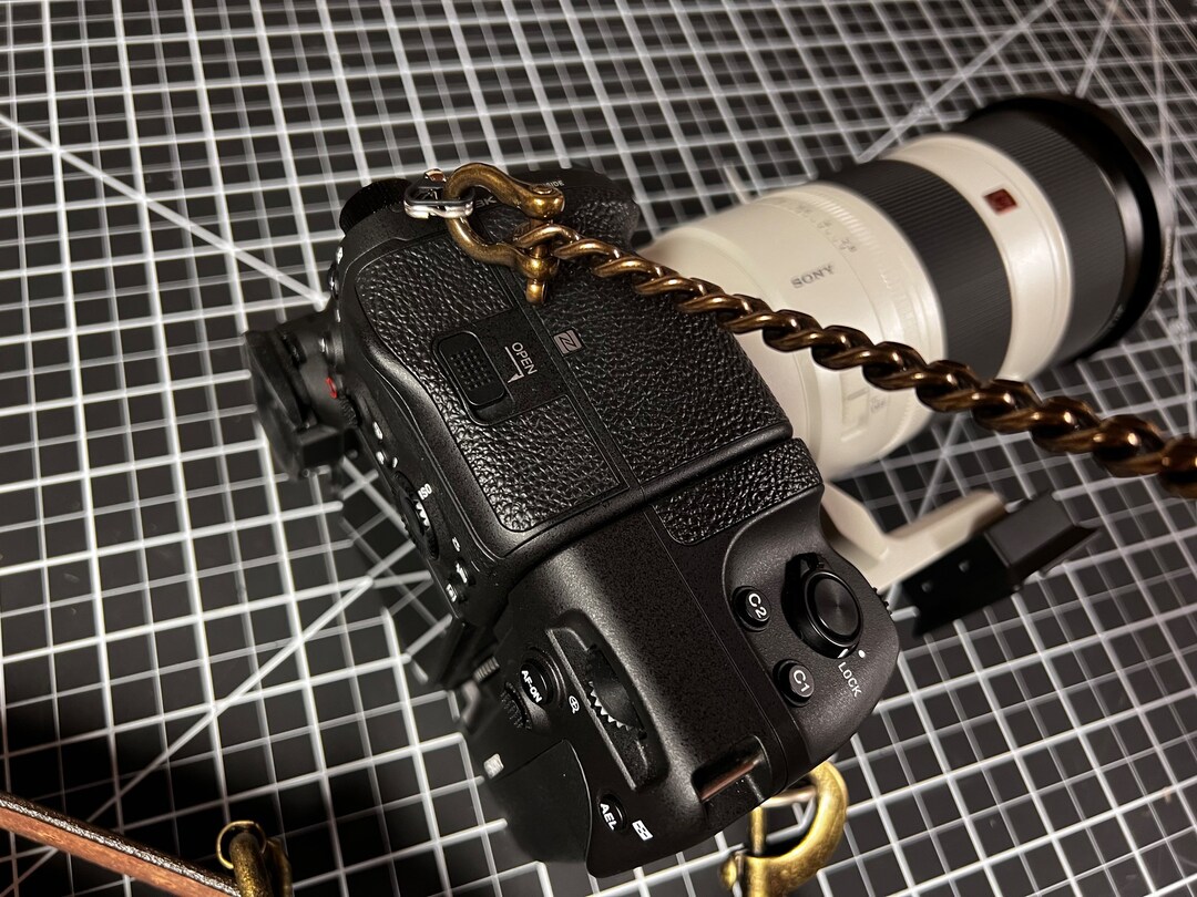 EXTRA Safety Solid Brass Chain for Leather Camera Harnesses - Etsy