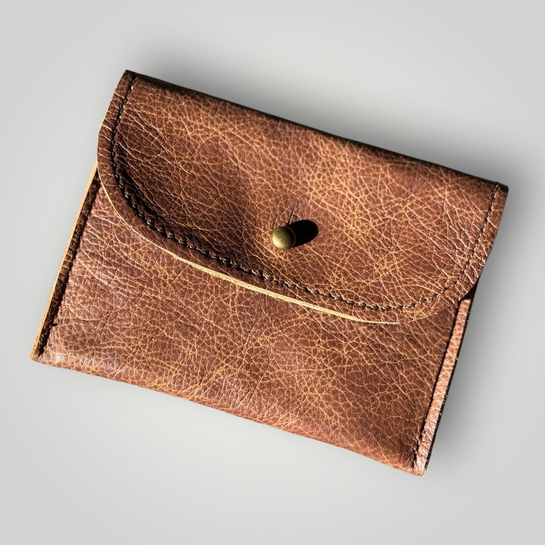 Handmade Leather Business Card Holder/ Money Pouch / Business Card Case ...