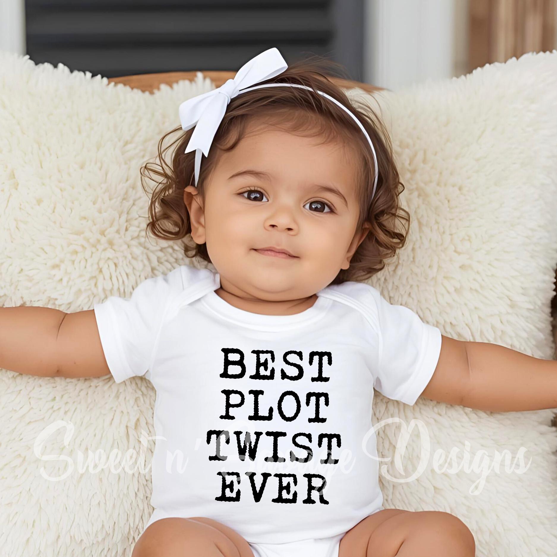 Best Plot Twist Onesie® - Author Baby Onesies® - Writer Baby Shower ...