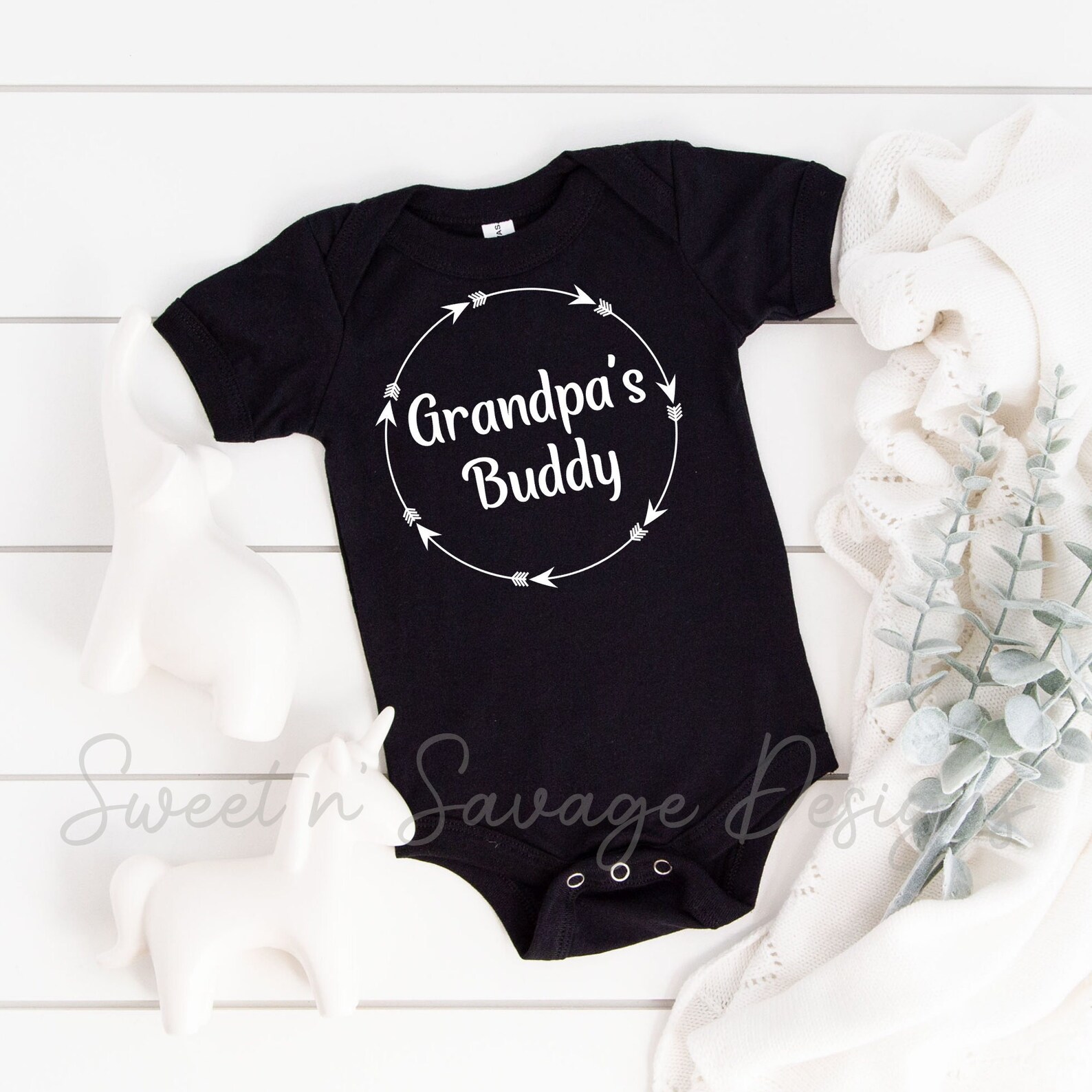 Grandpa's Buddy Onesie® Grandpas Boy Onesie® Papa's - Etsy
