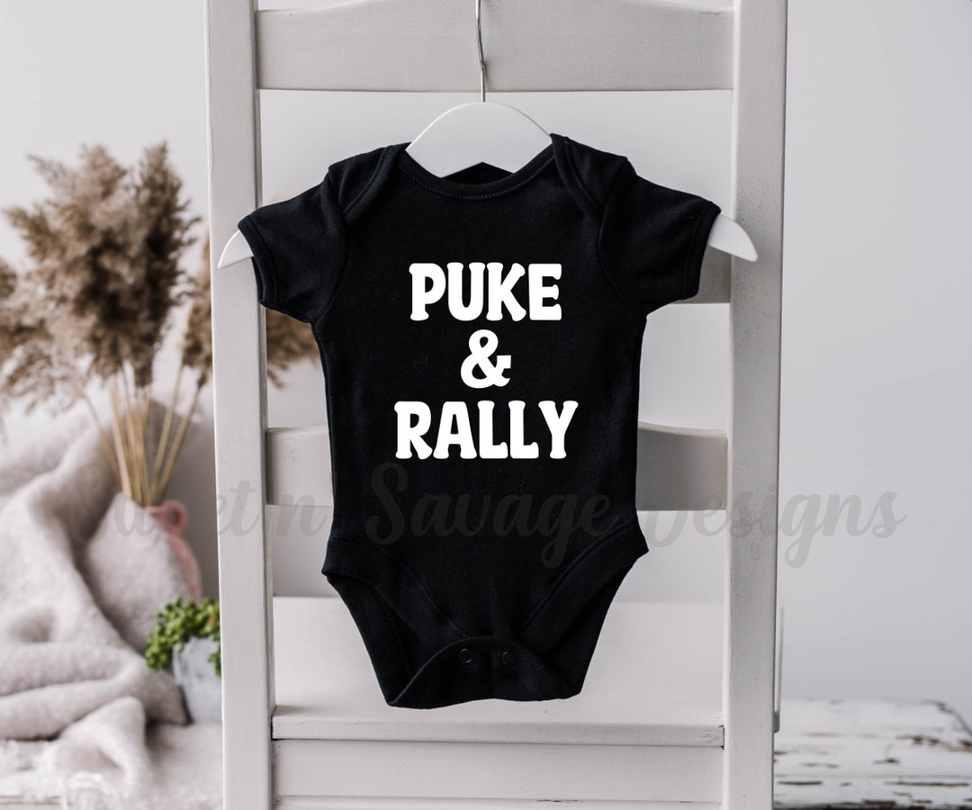 Puke and Rally Baby Onesie®, Funny Baby Bodysuits, Baby Shower Gift ...