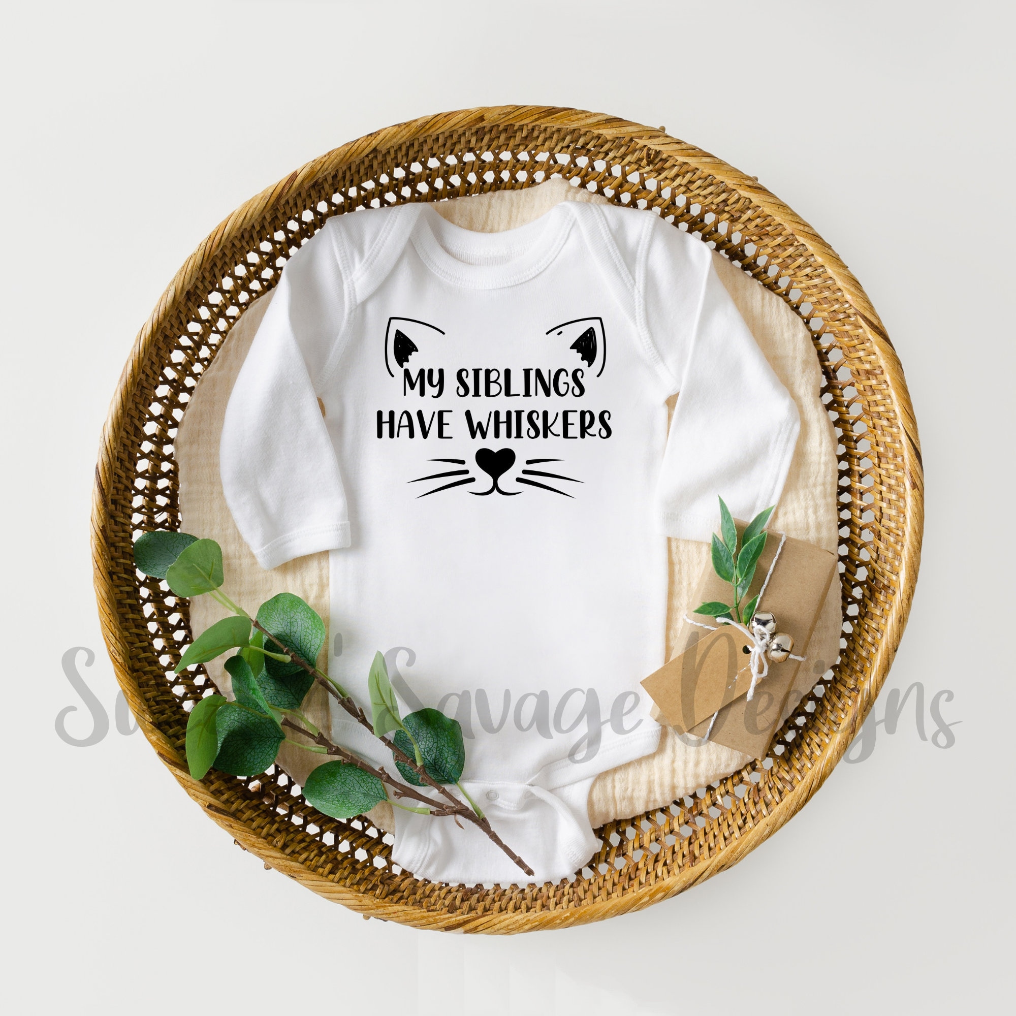 My Siblings Have Whiskers Onesie® Cat Lovers Newborn Outfit - Etsy