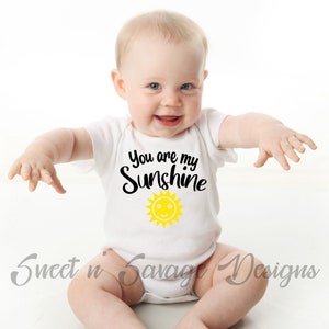 You Are My Sunshine Onesie®, Baby Shower Gift, Sun Shine Onsie®, Unisex ...