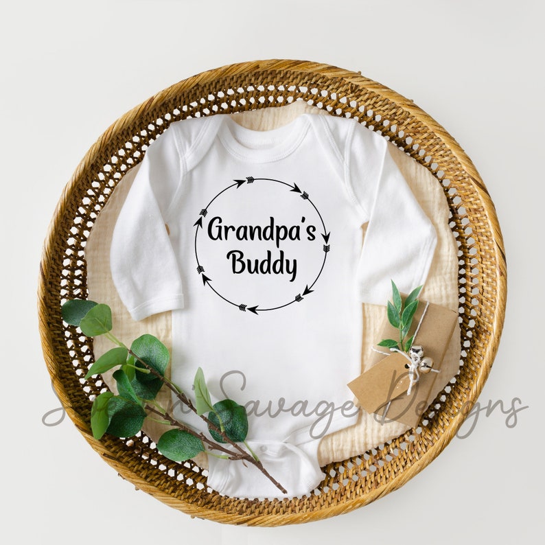 Grandpa's Buddy Onesie® Grandpas Boy Onesie® Papa's - Etsy