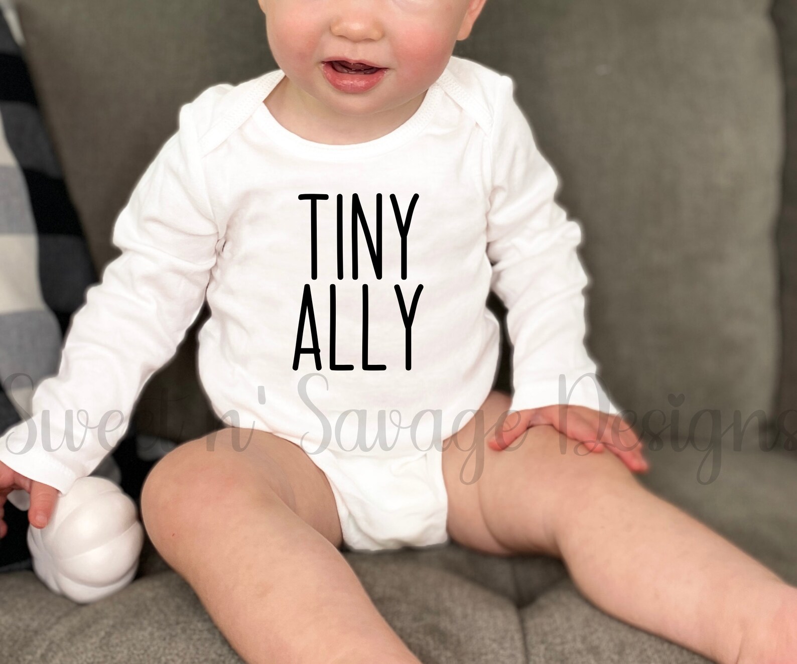 Tiny Ally Onesie®, Pride LGBTQ Onesies®, Two Daddies Two Mommies ...