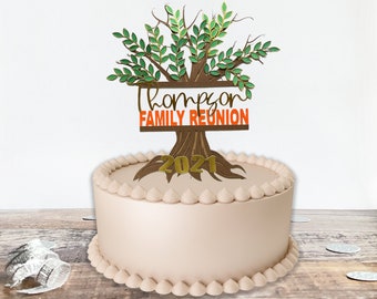 Family Reunion Cake Topper - Etsy