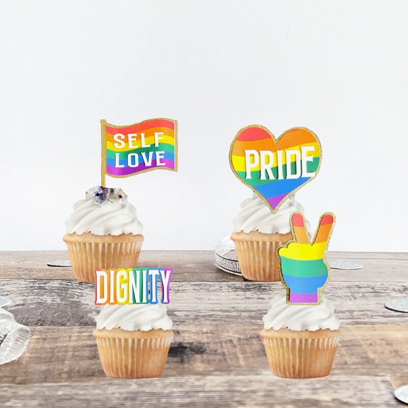 Lgbt Cake Toppers - Etsy