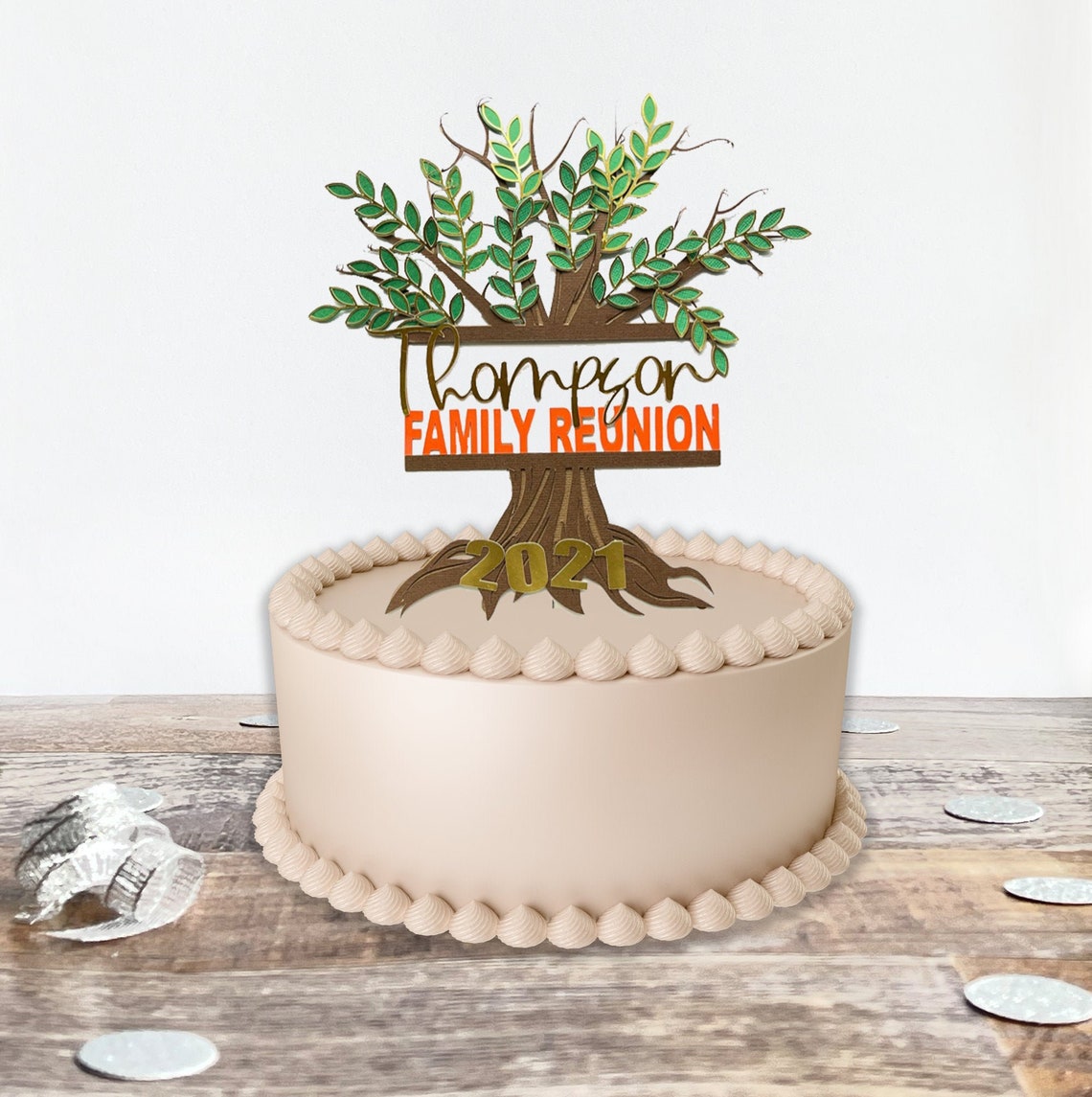 Family Reunion Cake Topper - Etsy