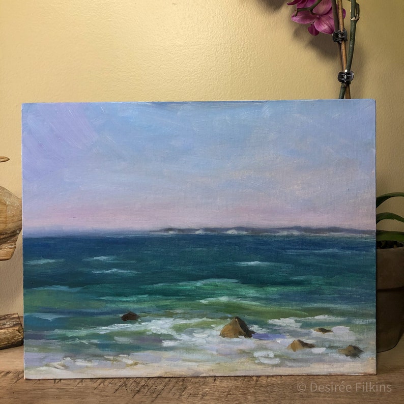 The Knob Cape Cod Oil Painting Art Falmouth Artwork Landscape Painting ...