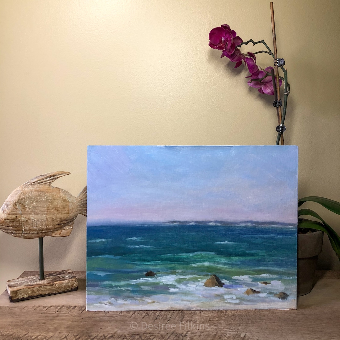 The Knob Cape Cod Oil Painting Art Falmouth Artwork Landscape Painting ...