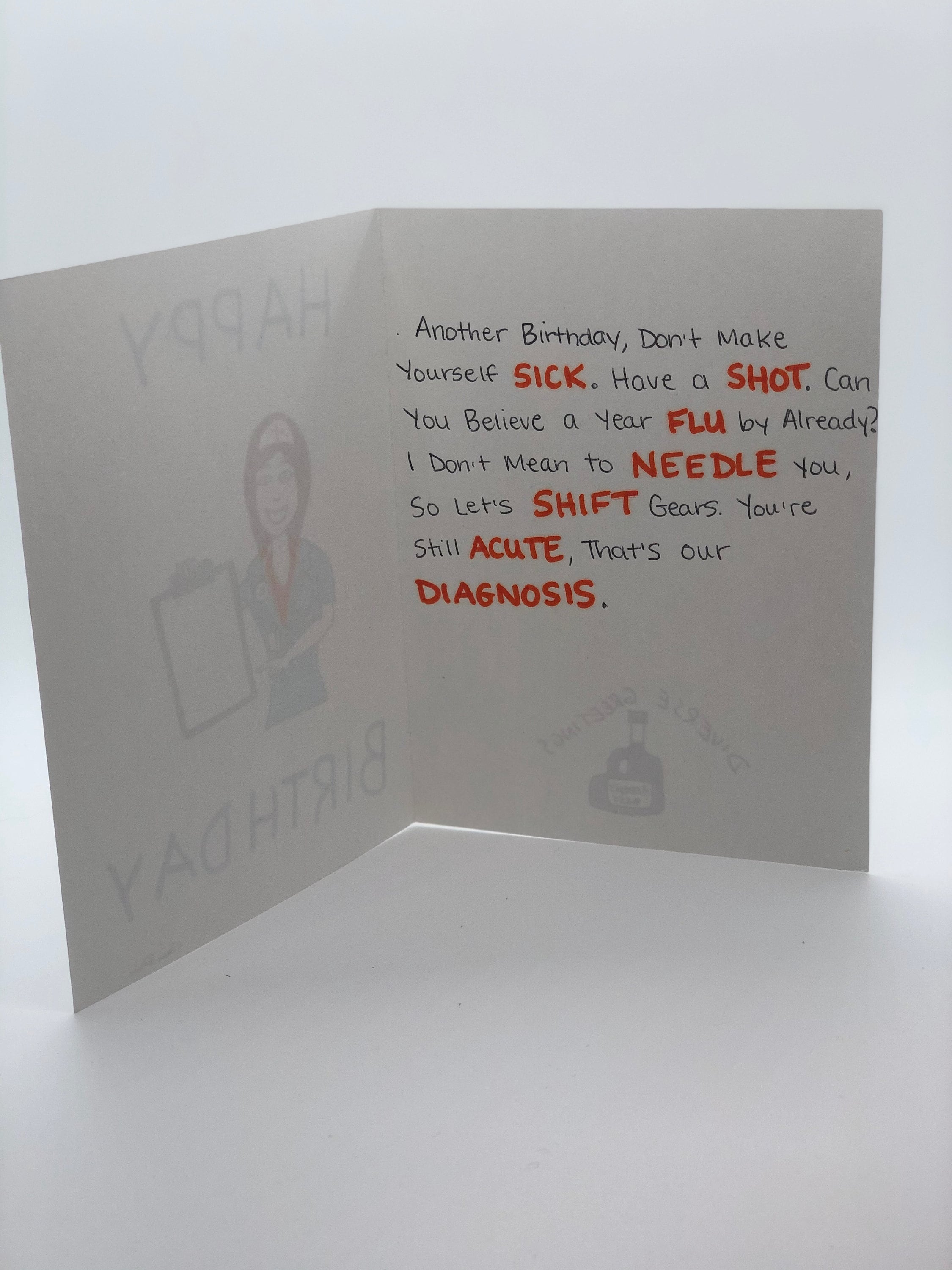 Nurse Birthday Card - Etsy