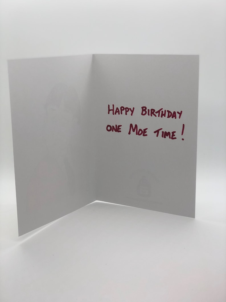 Moe Howard {three Stooges} Birthday Card - Etsy