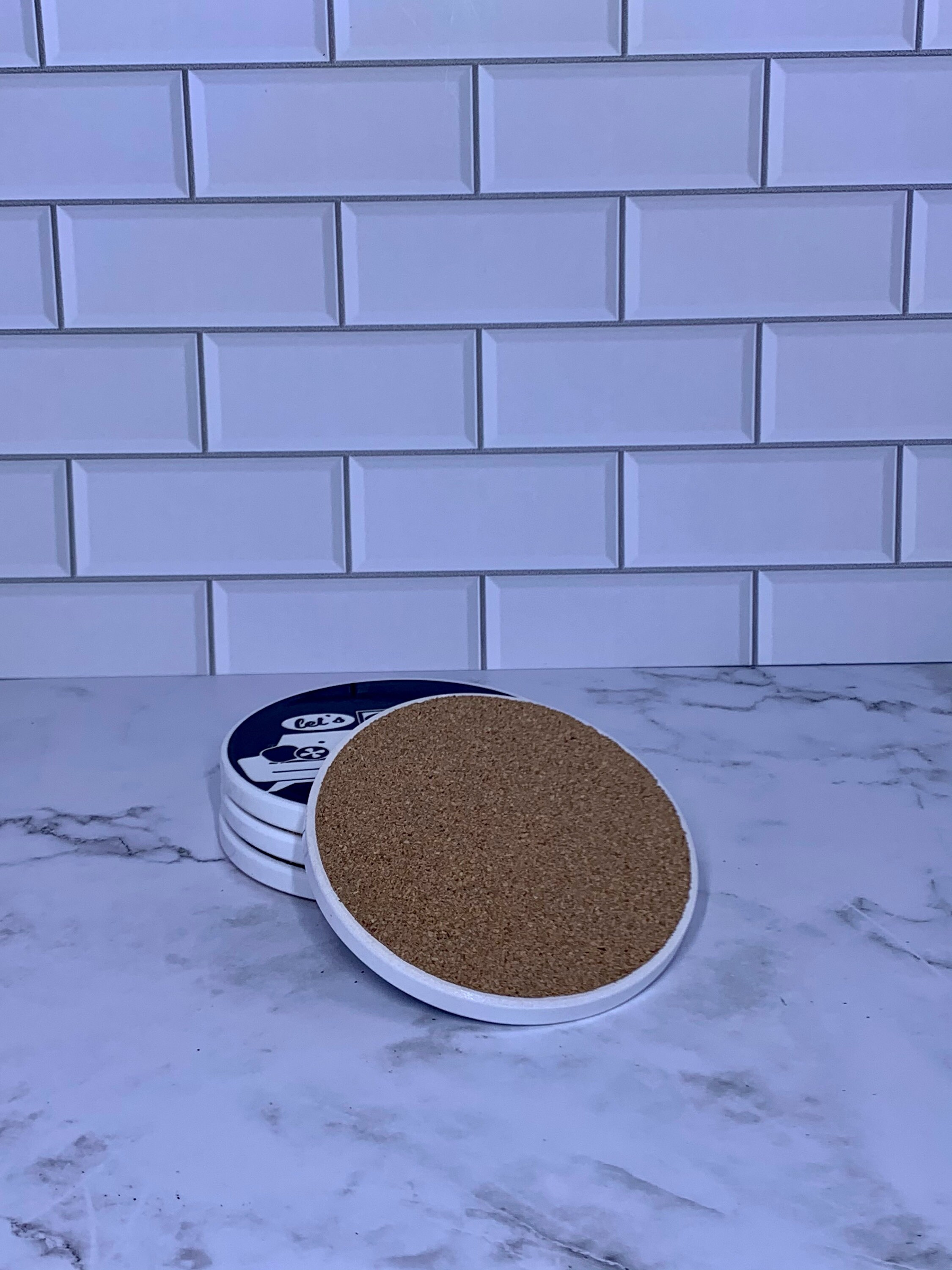 Man Cave Coaster Set, Infusible Ink Coasters, Set of 4 Coasters - Etsy