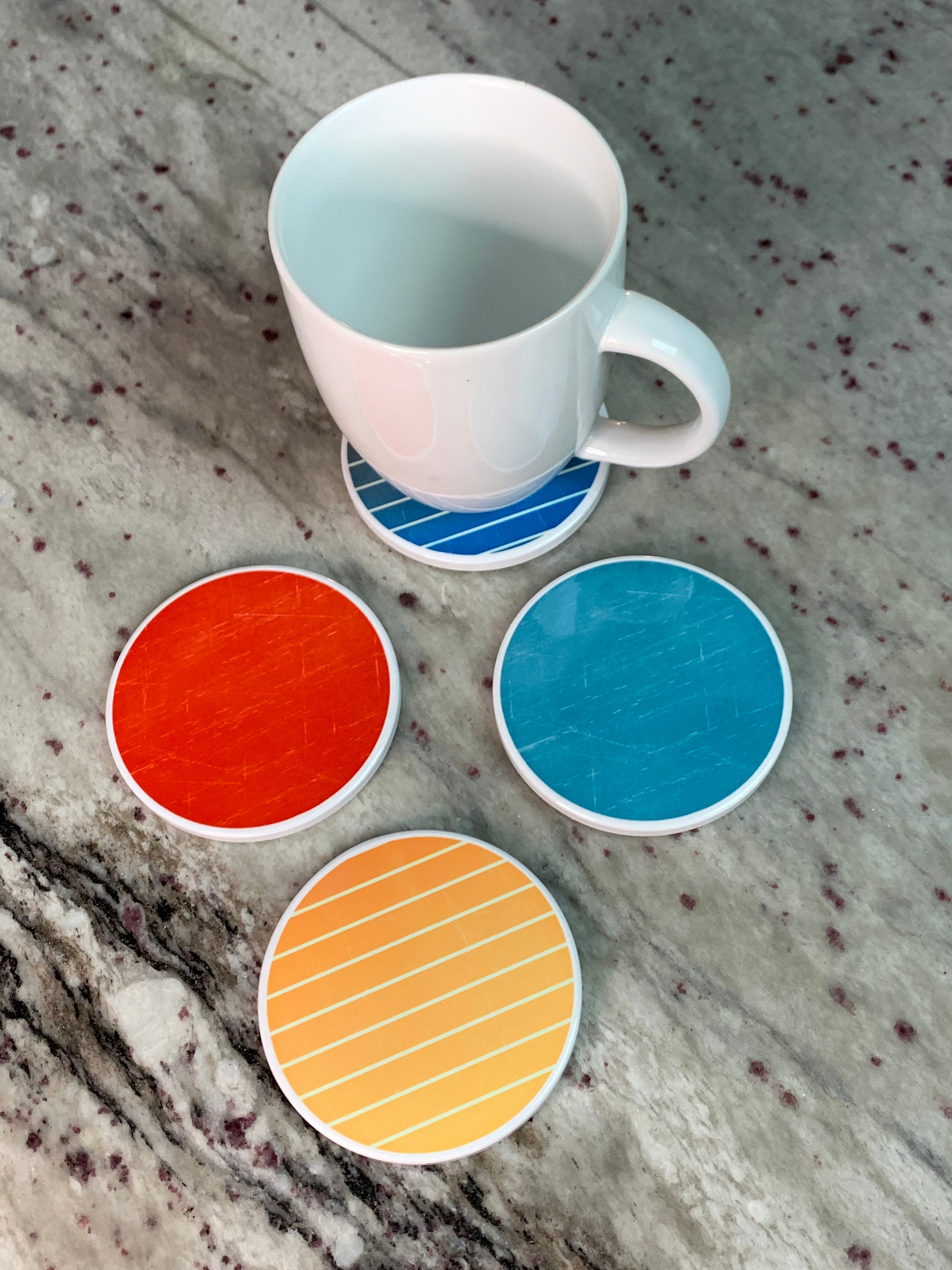 Vintage Ombre Coaster Set, Infusible Ink Coasters, Set of 4 Coasters - Etsy