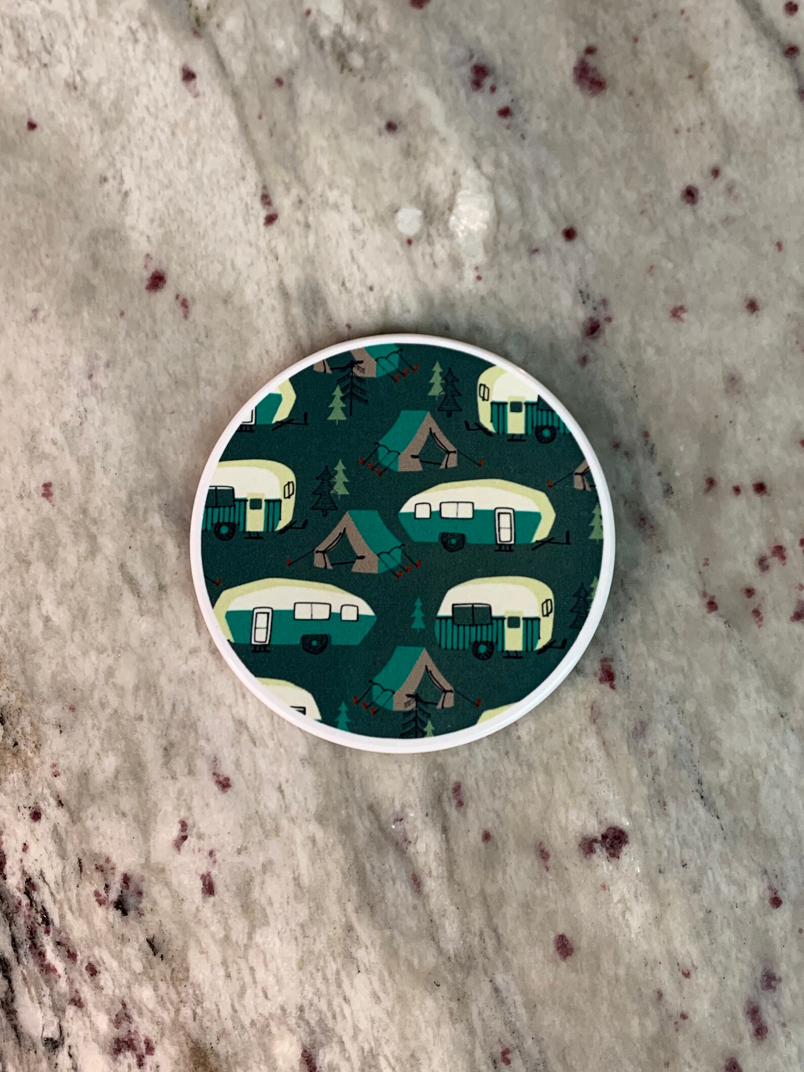 Camping Themed Coasters, Infusible Ink Coasters, Set of 4 Coasters - Etsy
