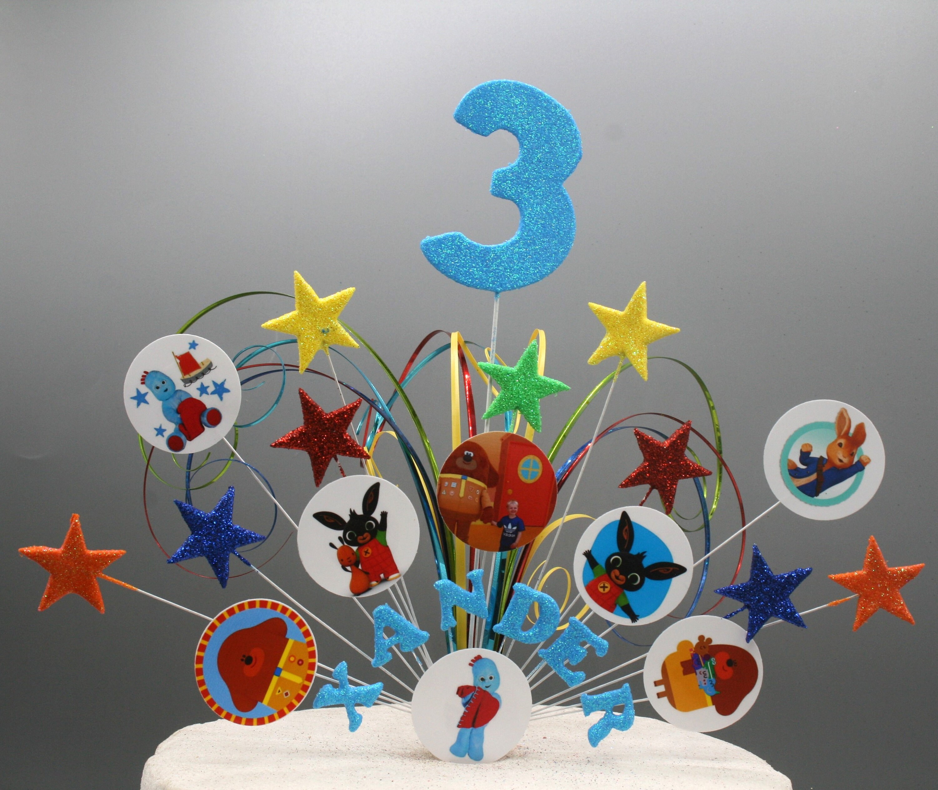 Children's Kid's Cake Topper Stars on Wires Cake Decoration Fun ...