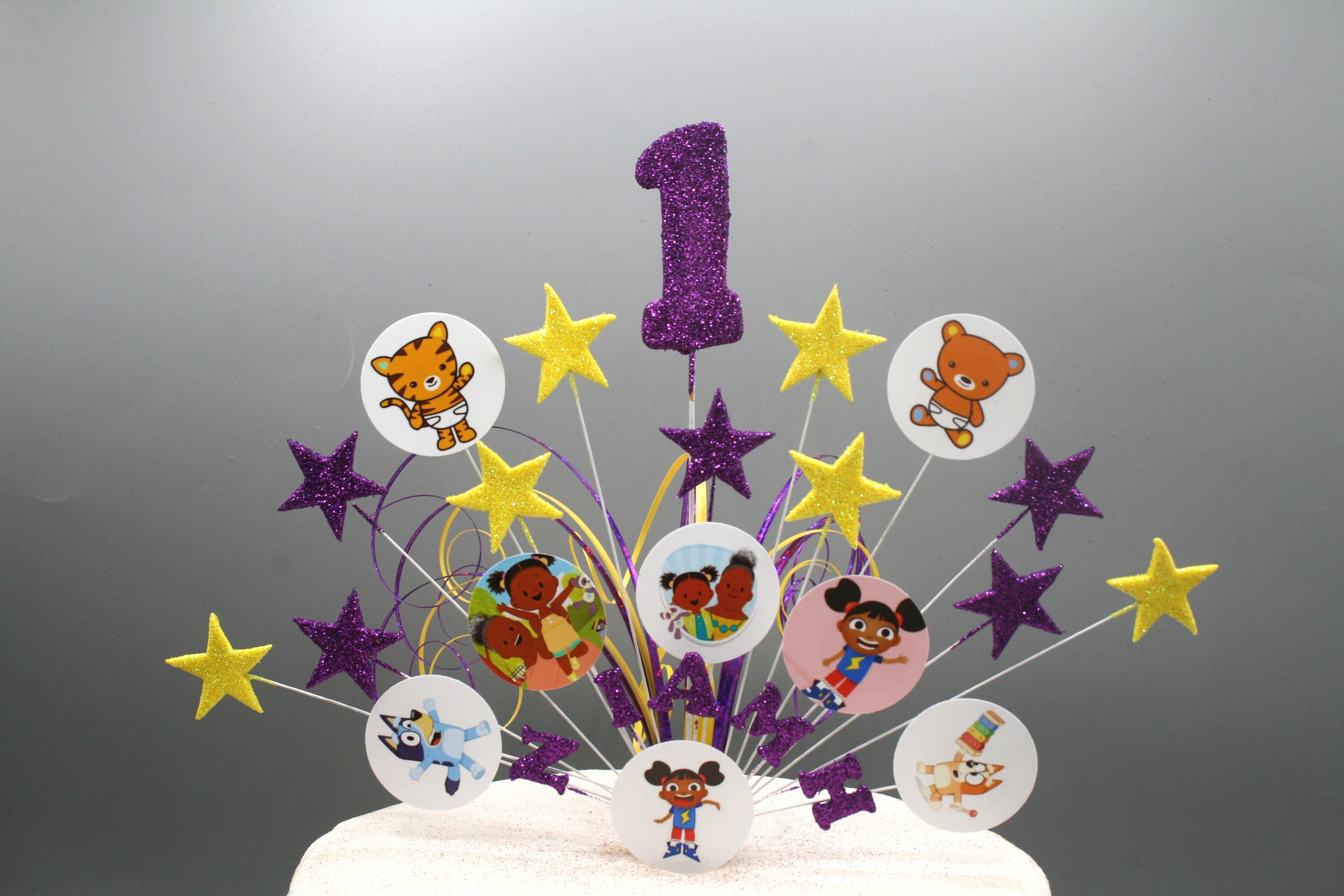Children's Kid's Cake Topper Stars on Wires Cake Decoration Fun ...