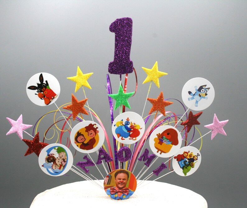 Children's Kid's Cake Topper Stars on Wires Cake Decoration Fun ...