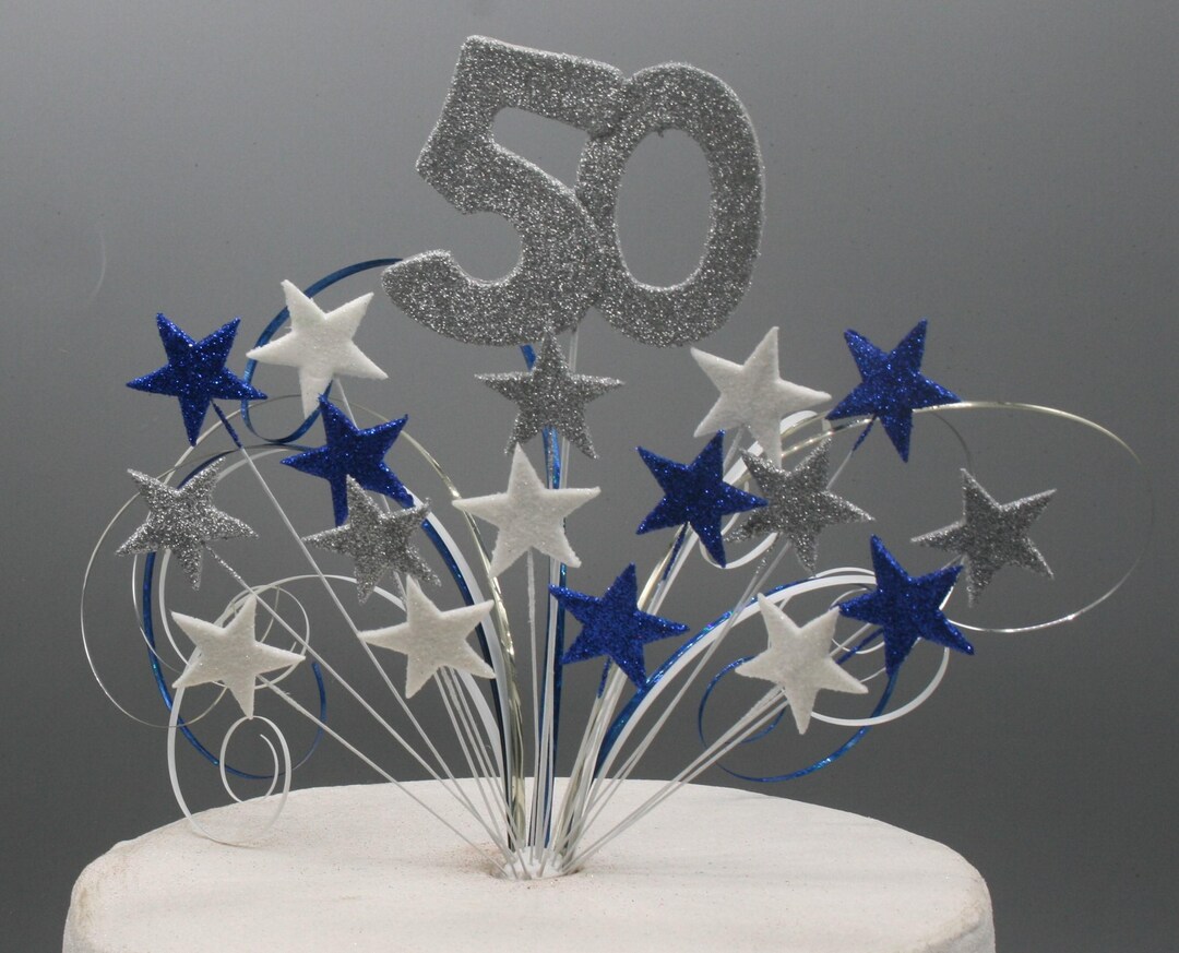 Personalised Cake Topper Toppers Hearts Stars Custom Cake Decoration ...