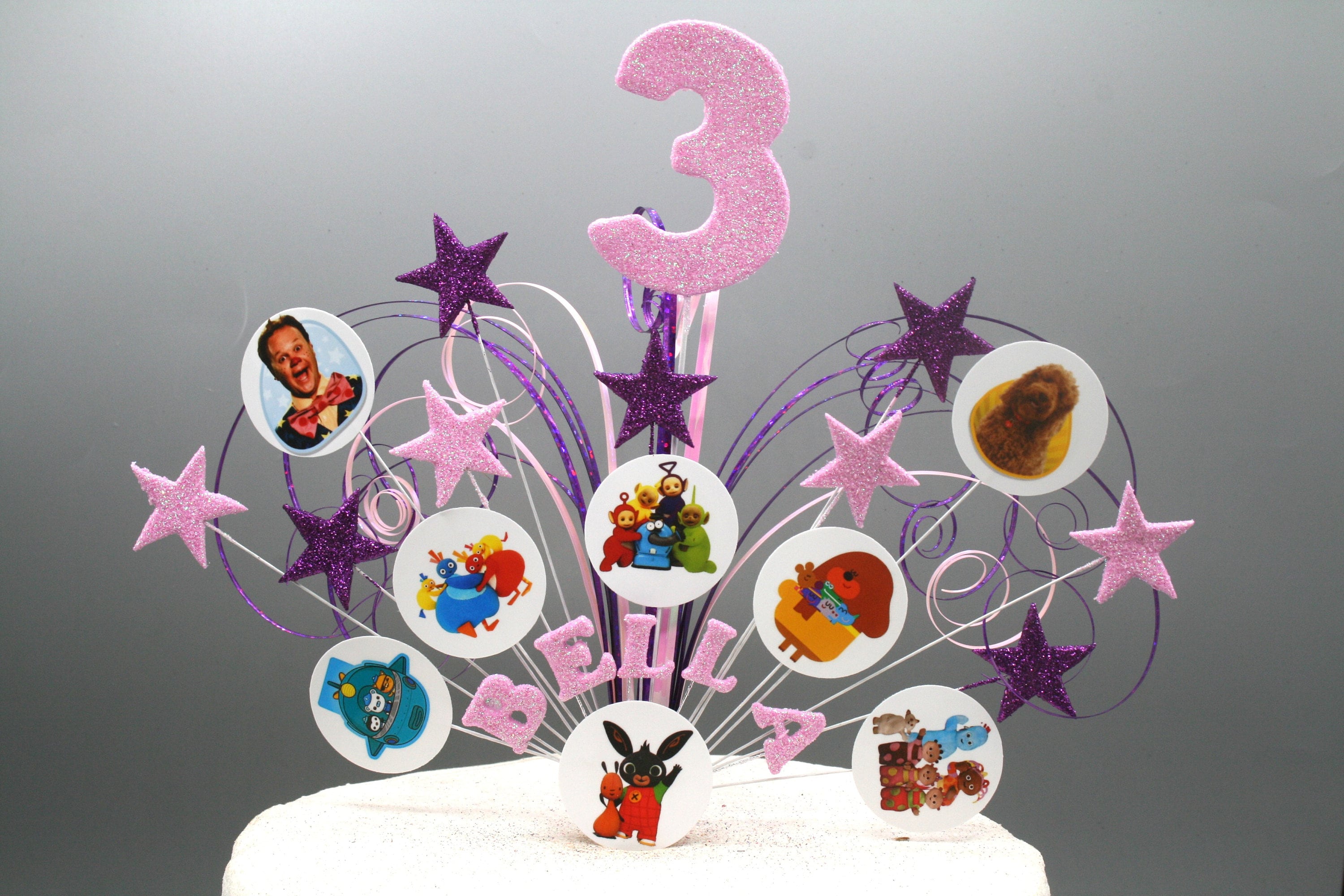 Children's Kid's Cake Topper Stars on Wires Cake Decoration Fun ...