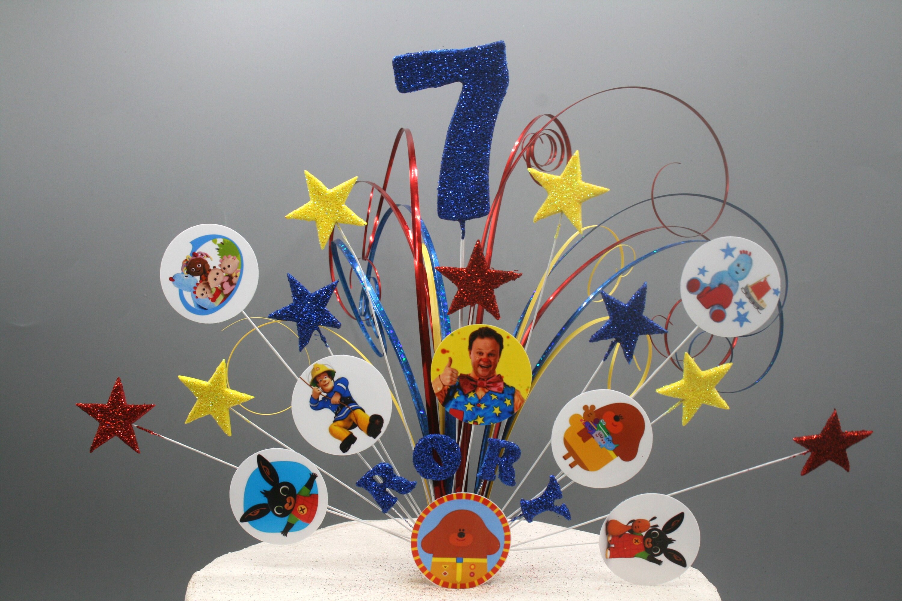 Children's Kid's Cake Topper Stars on Wires Cake Decoration Fun ...