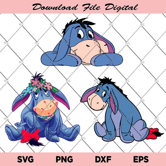 Eeyore Svg Eeyore Cricut File Download File Digital Svg - Etsy
