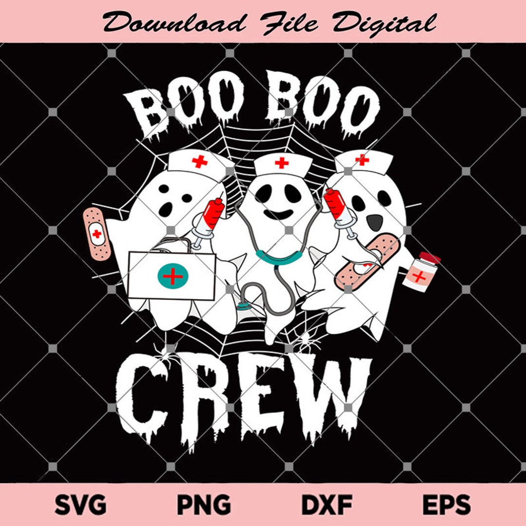 Boo Boo Crew Nurse Png, Boo Boo Crew Png, Happy Halloween Png ...