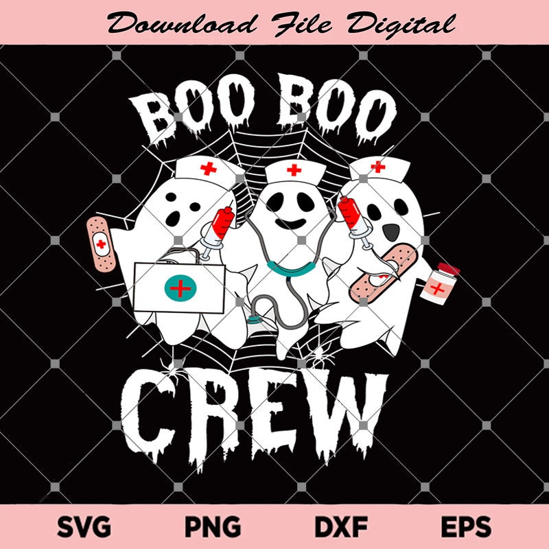 Boo Boo Crew Nurse Png, Boo Boo Crew Png, Happy Halloween Png ...