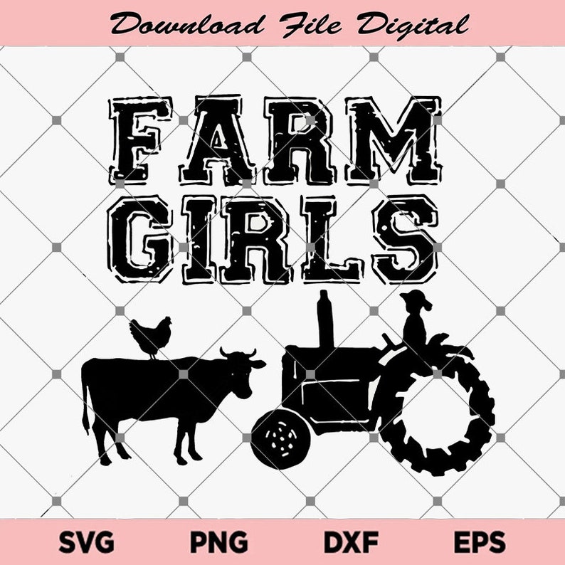 Farm Girls Svg, Cow Farm Svg, Farm Svg, Farm Truck Svg, Download File ...
