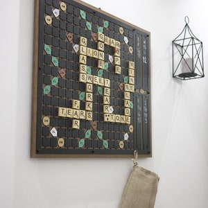 Buy Large Size Scrabble Wall Game Board Play on Wall and Table Scrabble ...