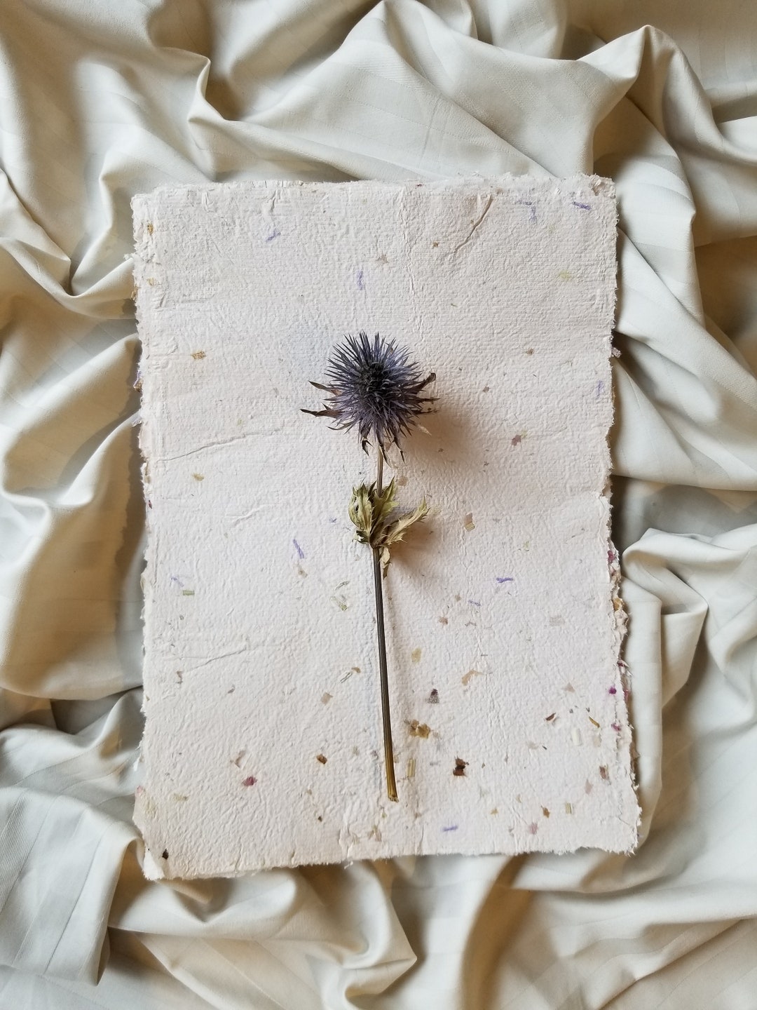 Handmade Artisan Paper | Set of 10 | Recycled Paper | Deckle Edged With ...